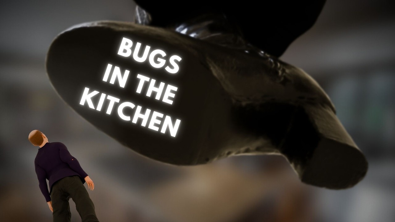 Bugs in the Kitchen | Giantess Animation