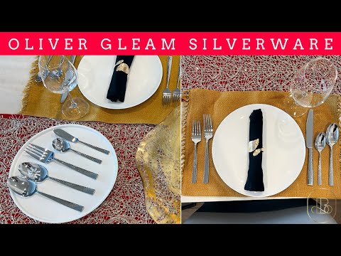 Mikasa Oliver Gleam Silverware Set 🍴✨ | Elegant Flatware with Serving Utensils!