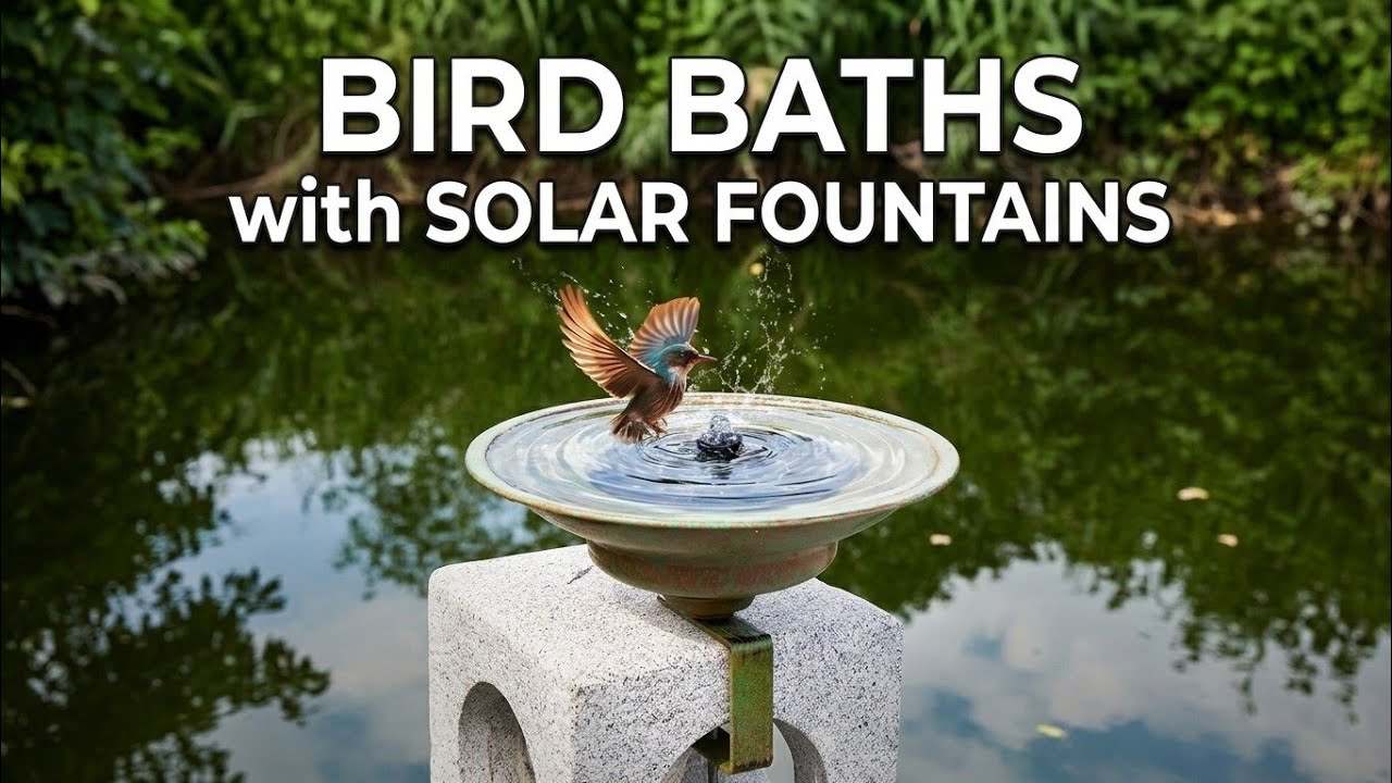 5 Best Bird Baths with Solar Fountains for 2026 (Tested & Reviewed)