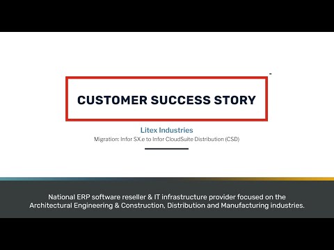 Aktion Customer Success Story: Litex Industries | Infor CloudSuite Distribution