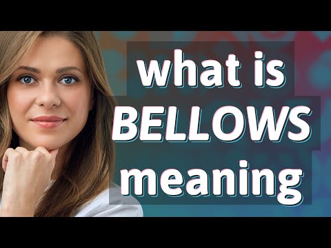 Bellows | meaning of Bellows