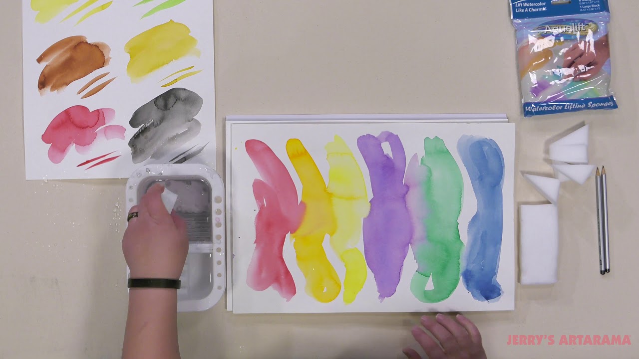 Creative Mark Aqua Lift Artist Sponges - Product Demo