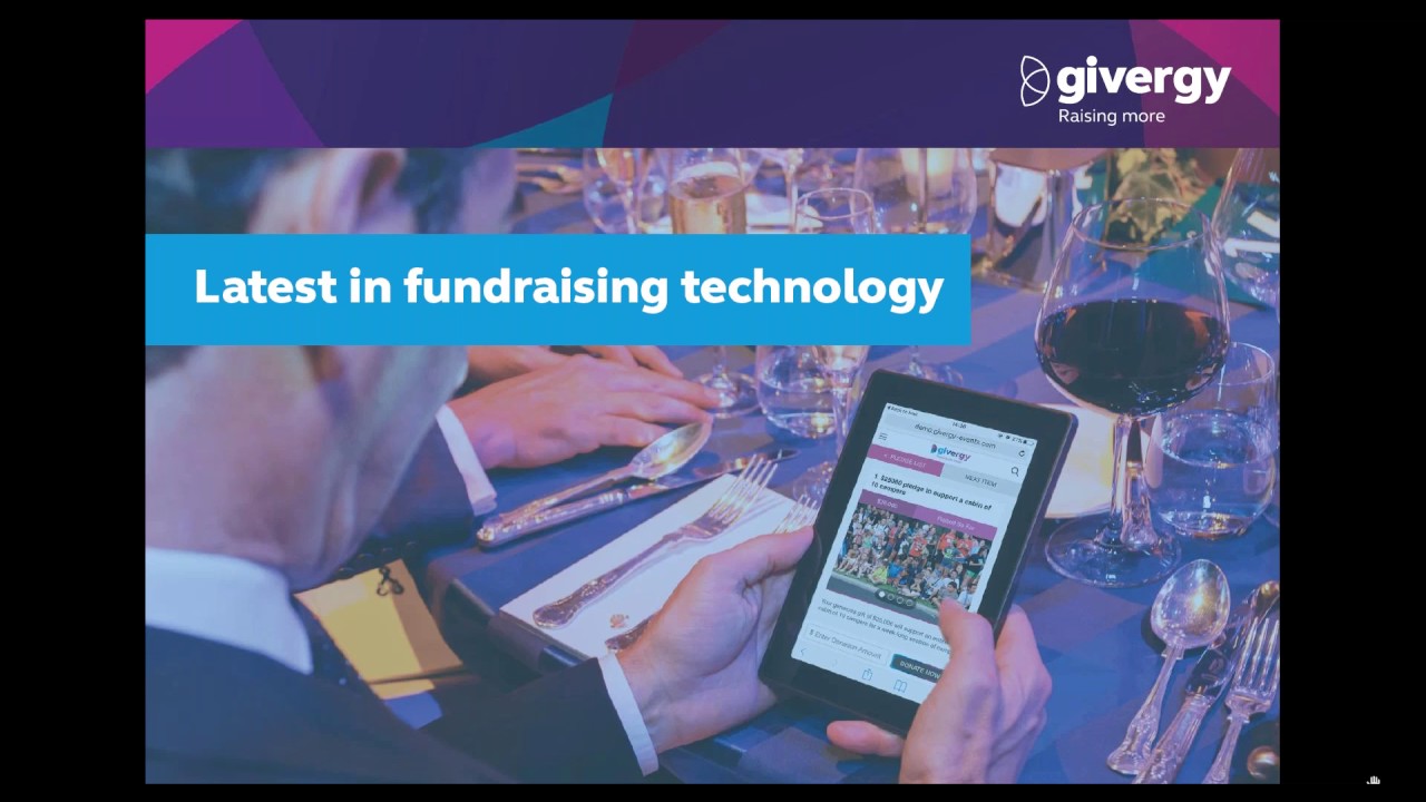 Fundraising Technology For Your Charity Event - Webinar (AU) | Givergy
