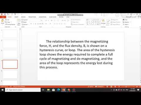 Eddy Current Losses and Hysteresis Losses