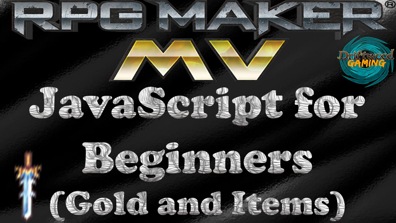 RPG Maker MV Tutorial JavaScript for Beginners (Add Gold and Items)
