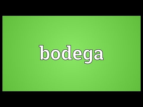Bodega Meaning