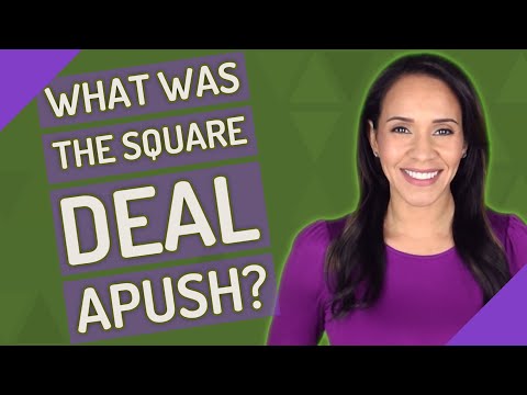 What was the Square Deal Apush?