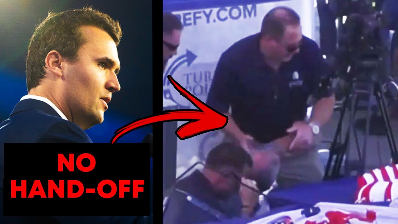 Frame-by-Frame: Suspicious Hand-off Between Charlie Kirk’s Bodyguards — Debunked