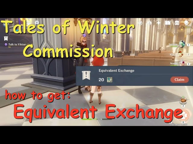 Equivalent Exchange Genshin Impact quest: How to unlock, achievement ...