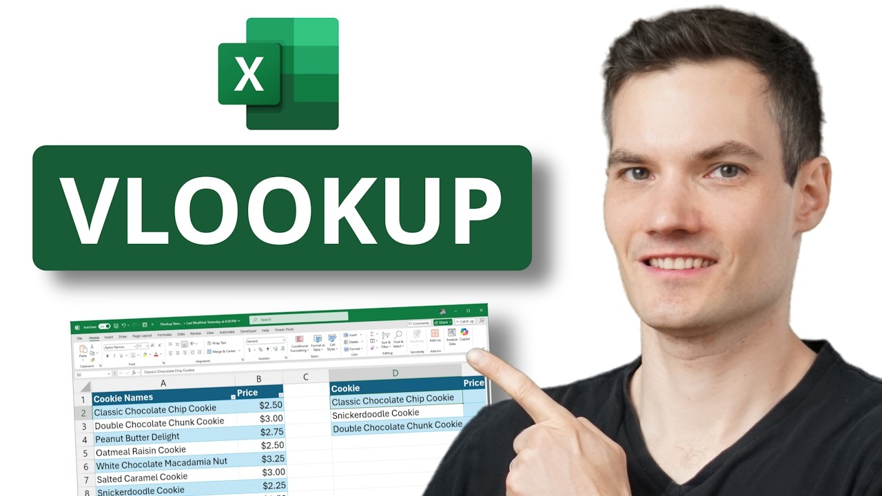Master Excel: Easy VLOOKUP Guide for Beginners