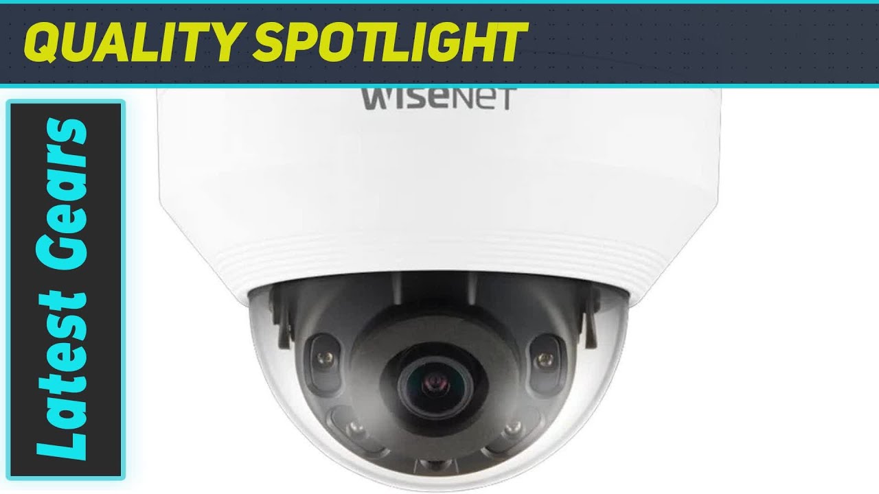 HANWHA | QNV-8010R | Best 5 MP Network IR Vandal Resistant Dome Camera