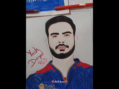 RCB champion art video #art #shortvideo #rcb #rcbfans #viratkohli #viral #vairalvideo #painting