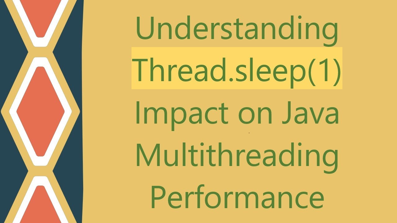 Understanding Thread.sleep(1) Impact on Java Multithreading Performance