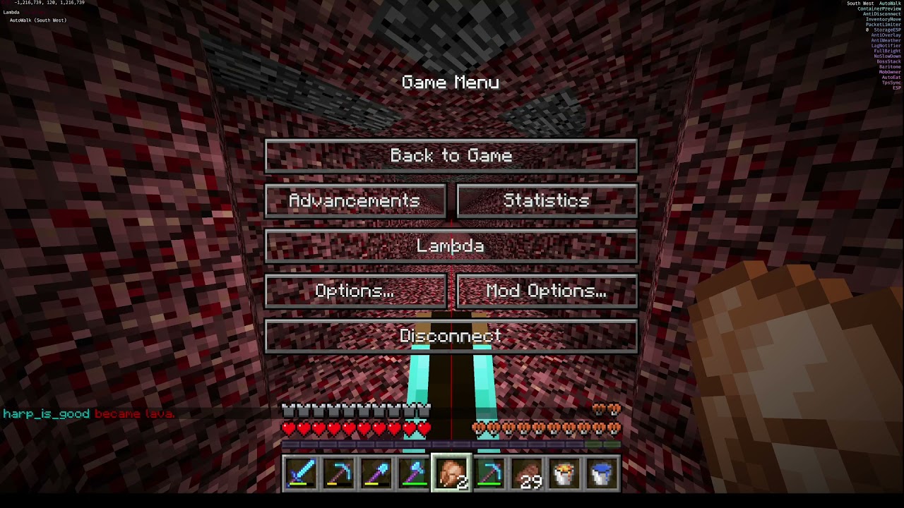 ZillyHuhn minecraft anarchy 2b2t #0213 2021/12/02 13:51