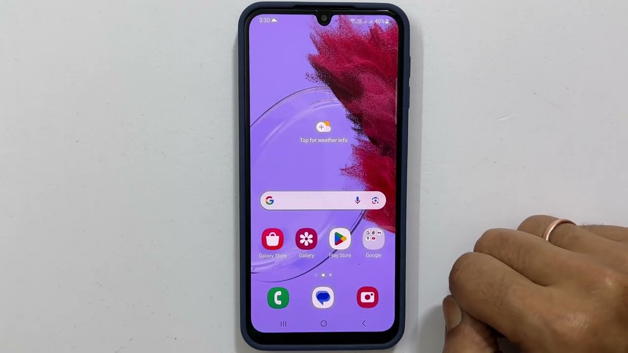 How to remove Samsung Wallet Swipe up Shortcut on Galaxy M34 - Uninstall Samsung Wallet