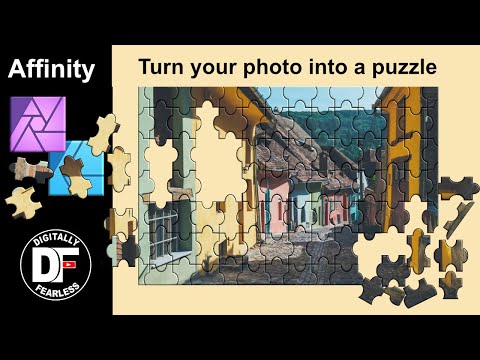 Create a puzzle from your photo, Affinity Photo tutorial, Designer