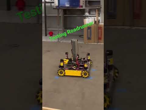 Testing out Roadrunner #ftc #powerplay #robots #cyberdragons #robotics #tutorial