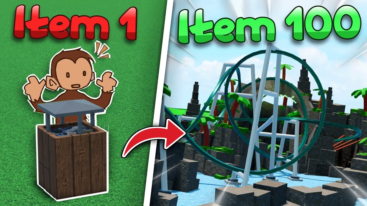 Making 100 ITEMS For The Theme Park Tycoon 2 Workshop
