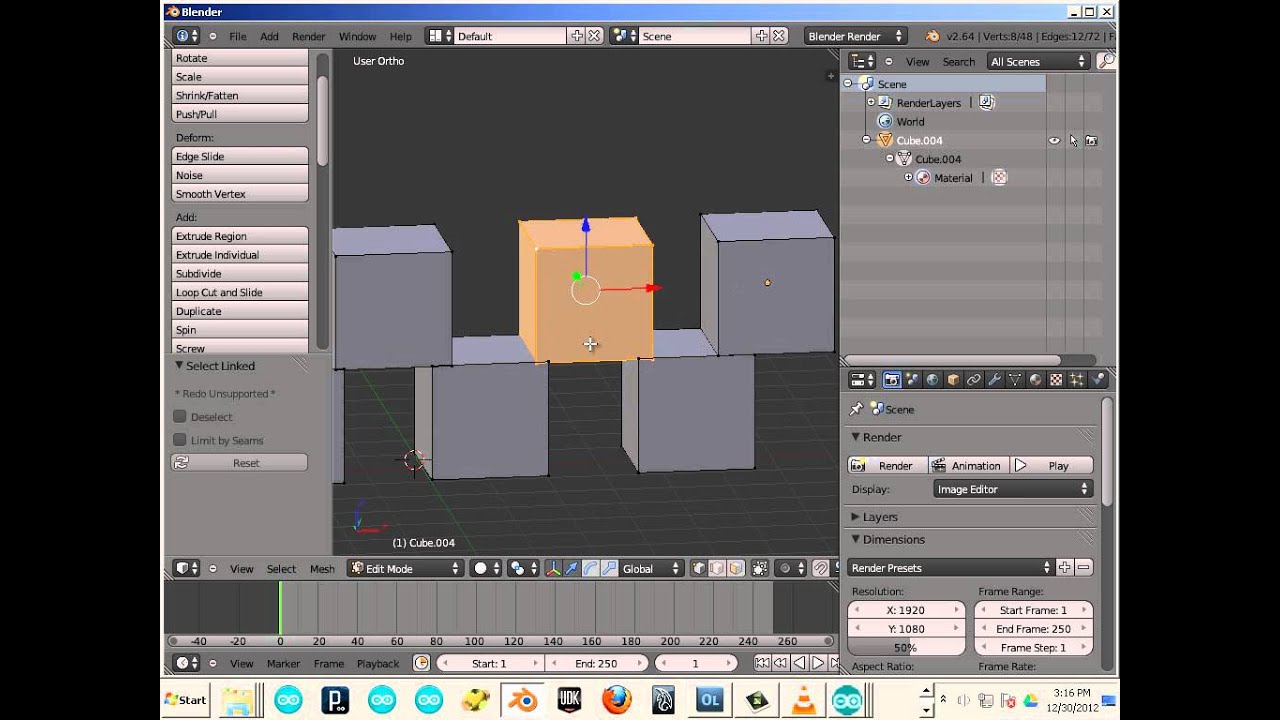 0006 Blender Joining and Seperating objects