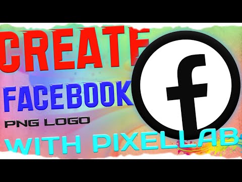 How to design Facebook (PNG) Logo with Pixellab || We Are Editor || #WAE