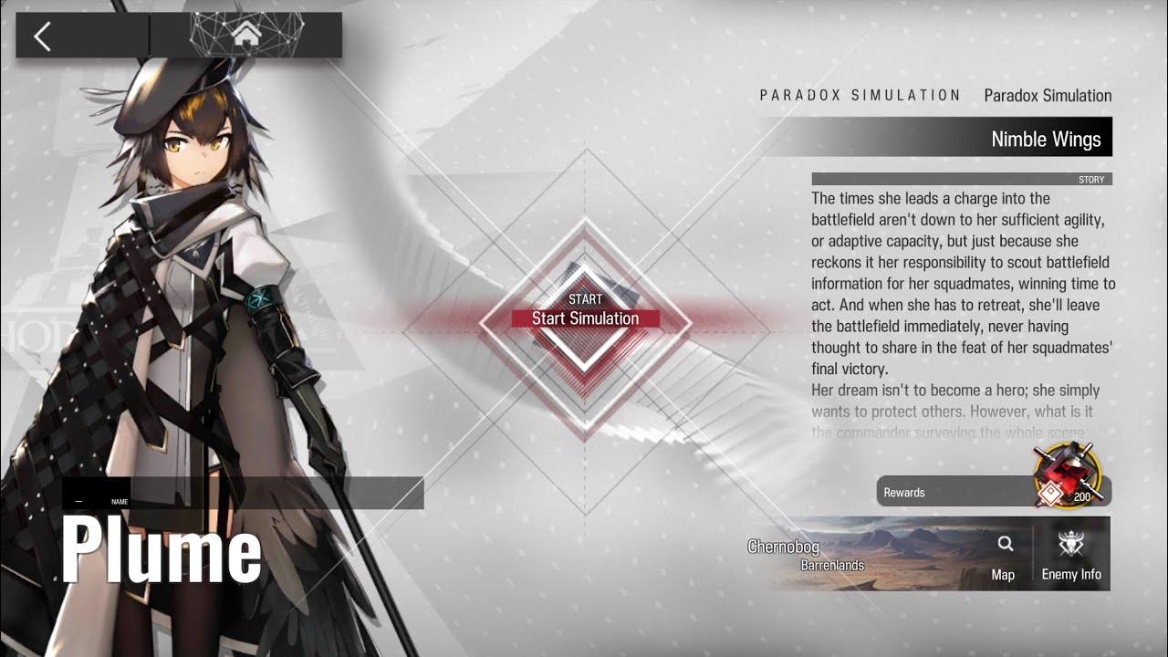 Arknights Paradox Simulation Plume Guide