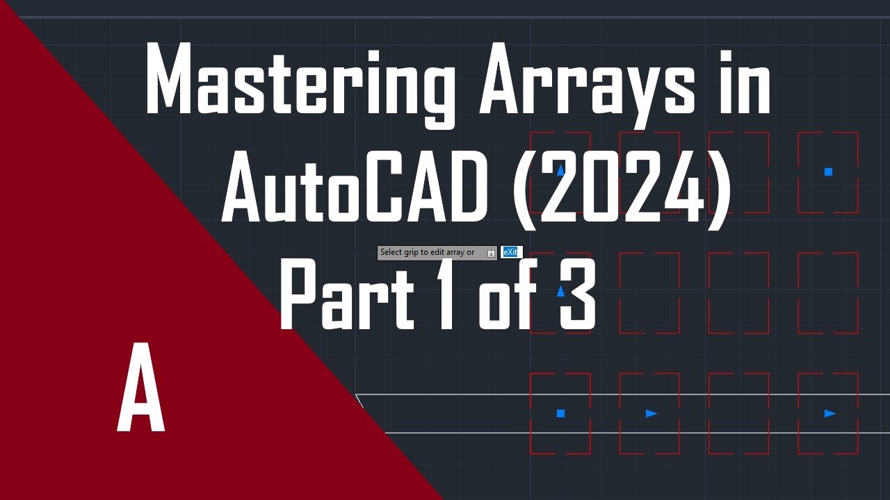 How To Use The Array Command in AutoCAD (Part 1)!