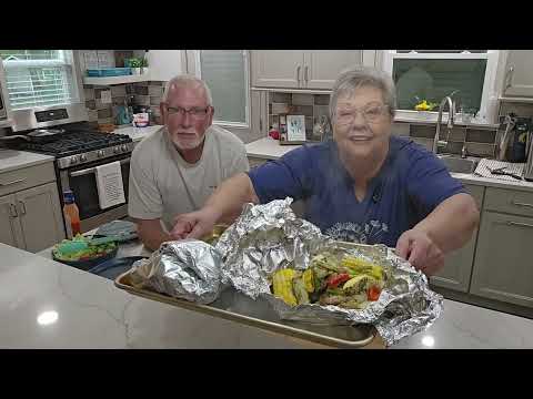 Chicken Foil Pack Dinners, a working man's meal