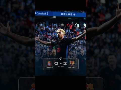 Barcelona beat Espanyol to win Laliga! #football #barcelona #champions #laliga