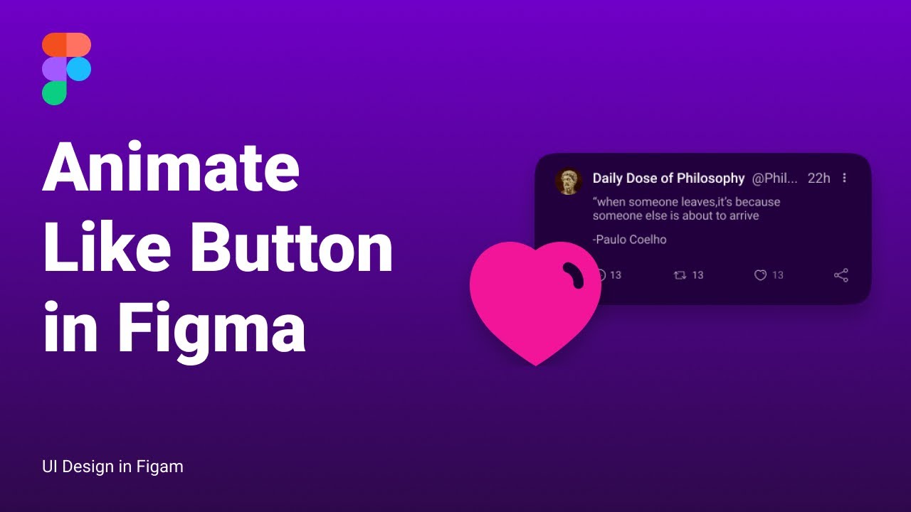 Animate Like button | UI Design Tutorial