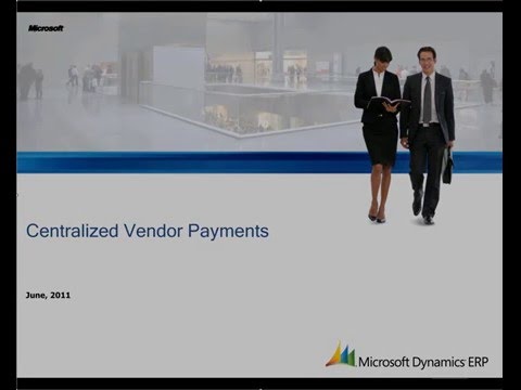 Microsoft Dynamics AX: Centralized Vendor Payments