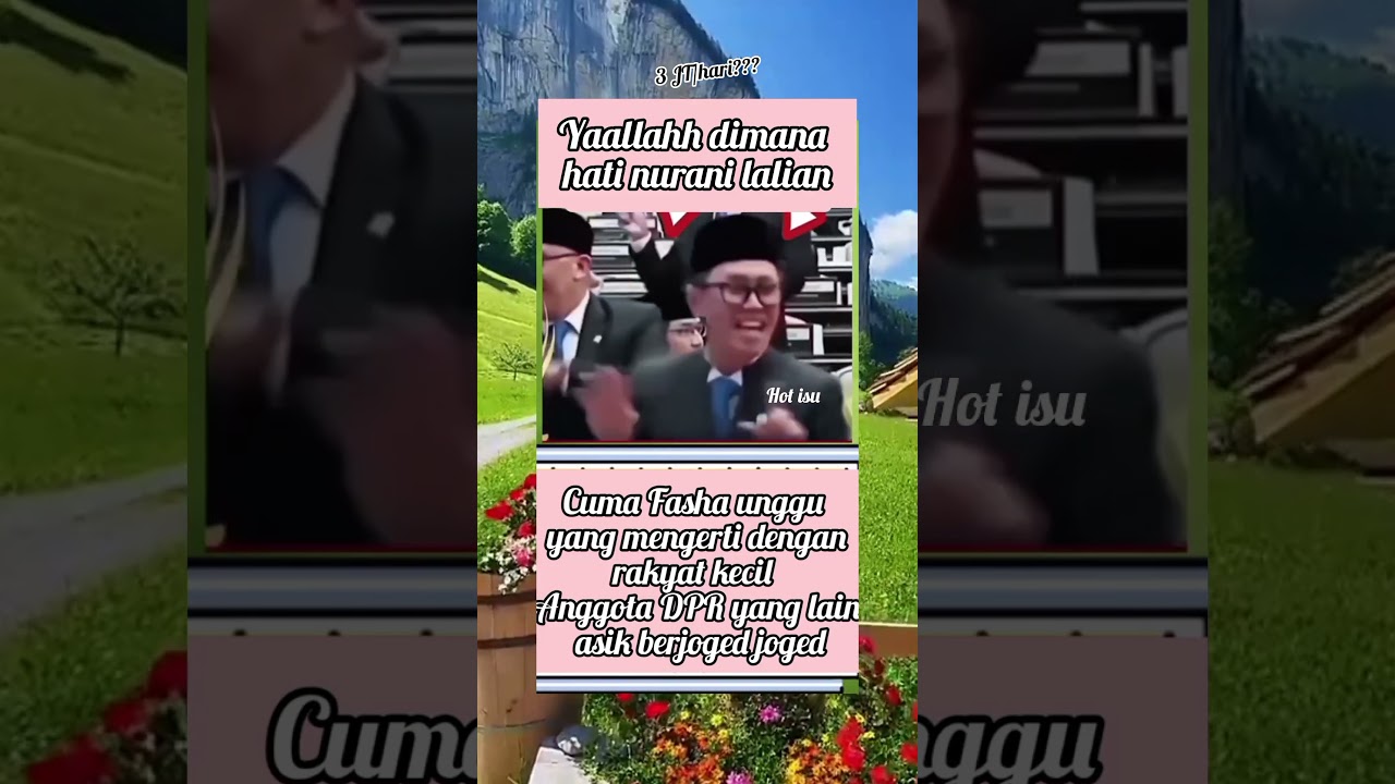 berjoged diatas tangisan rakyat kecil#artis #trendingshorts #viral