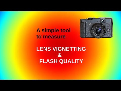 How to quickly measure LENS VIGNETTING and FLASH QUALITY? - Check out this FREE TOOL!