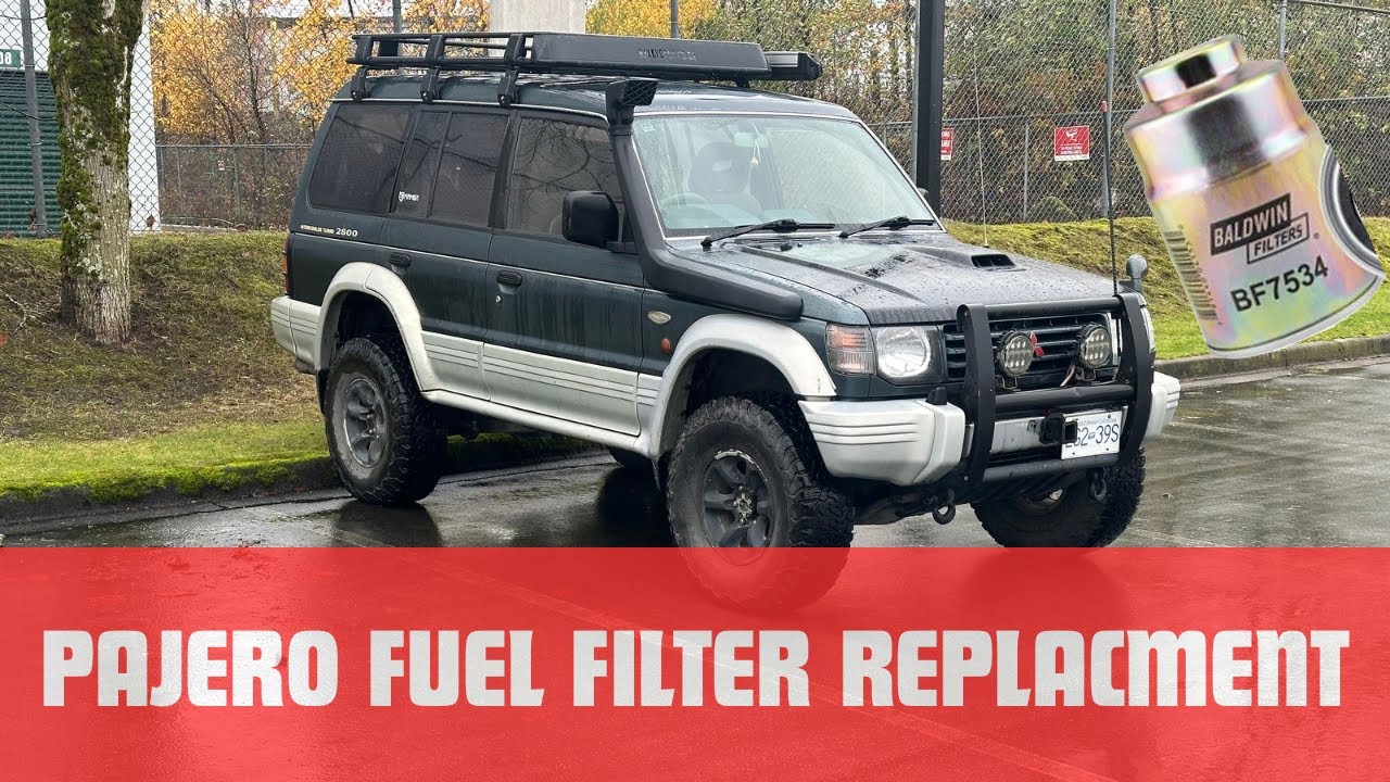 DIY Fuel Filter Change on a Mitsubishi Pajero (4M40 / 4D56 Engines)