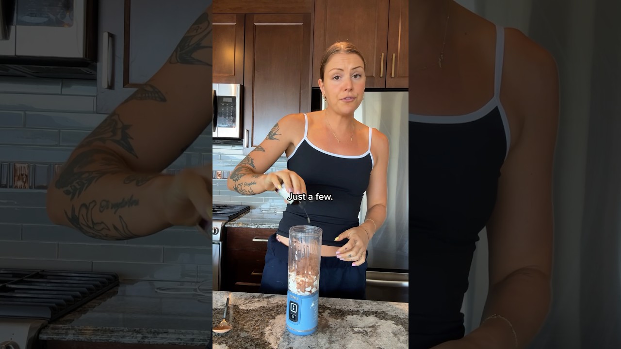 Low cal high protein dessert 🤤 #cottagecheese #highprotein #dessert #lowcal