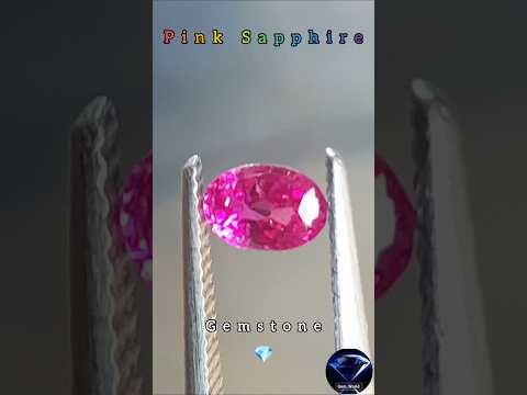 Pink Sapphire Gemstone 💎 🔥 #gemstone #gems #stone