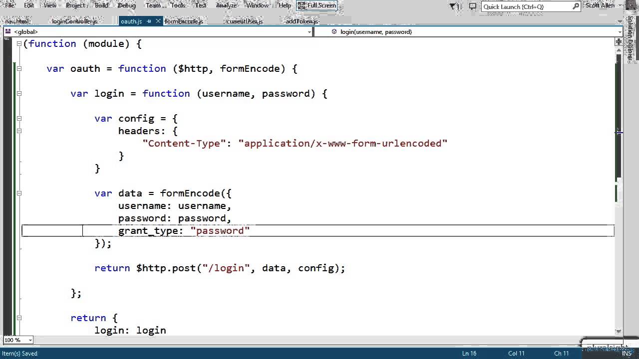AngularJS Authorization Token Tutorial