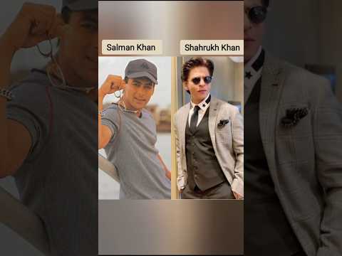 Who is best?Salman Khan V's Shahrukh Khan #bollywood #actor #ytshorts