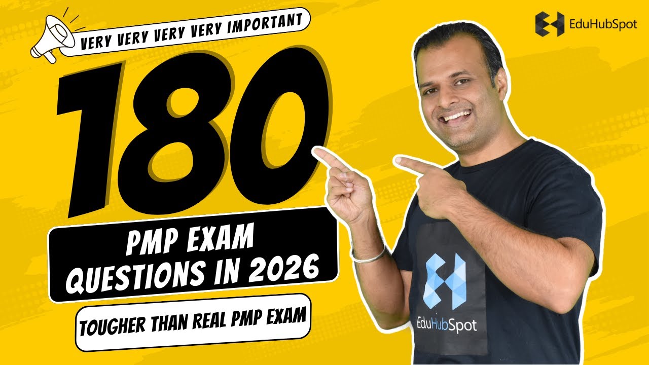 PMP Exam 2026 - 180 Scenario Based Questions and Answers Like Actual PMP Exam [FREE MOCK TEST]