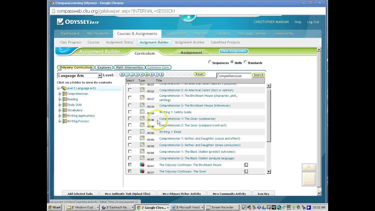 How to Create & Assign an Assignment in Compass Learning