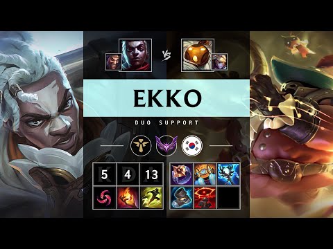 Ekko Support vs Bard - KR Master Patch 25.11