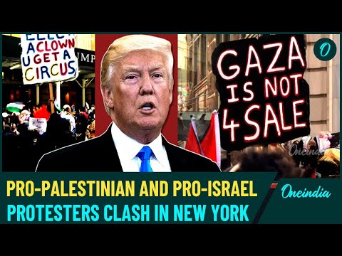 US Protests | Anti-Trump & Anti-Netanyahu Protesters March With ‘Gaza Is Not for Sale’ Banners