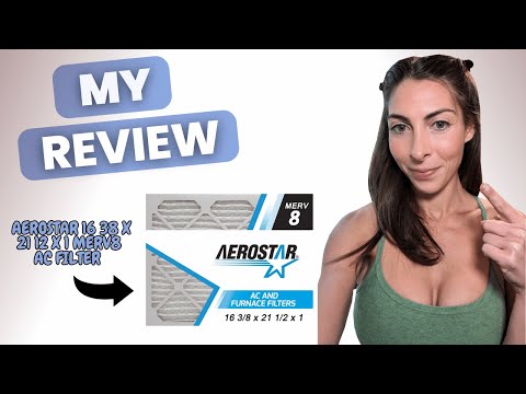 Honest Review Aerostar 16 38 x 21 12 x 1 MERV8 AC filter