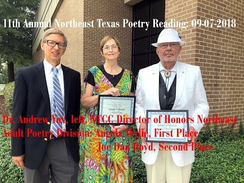 11th Annual Northeast Texas Poetry Reading @ NTCC, Mt Pleasant, TX, 09 07 2018