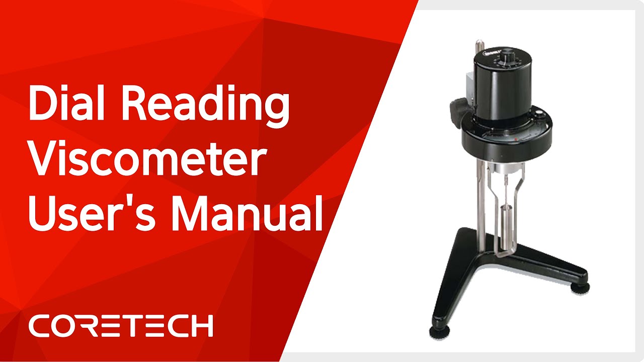 [AMETEK BROOKFIELD] Dial Reading Viscometer User's Manual [ENG]