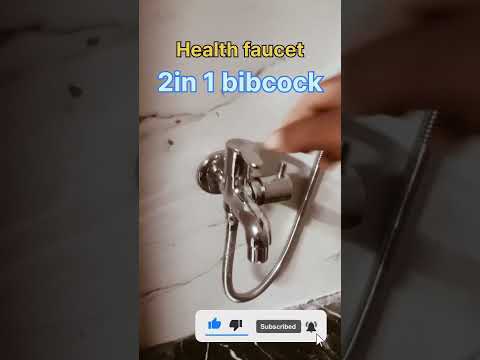 How to installation || 2in 1 bibcock health faucet.