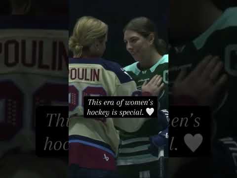 This moment of time in women’s hockey is special. #pwhl #hilaryknight #mariephilippoulin