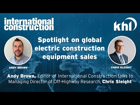 Spotlight on global electric construction equipment sales