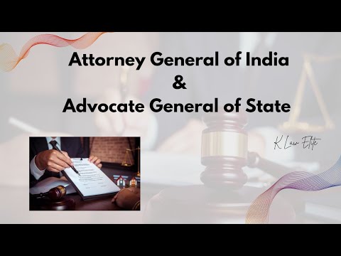 Attorney general of India | Advocate general of state | Indian Constitution | (In Tamil)