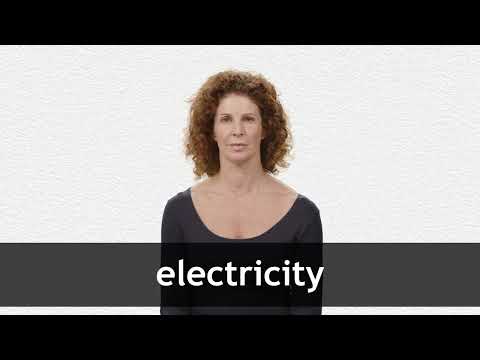 How to pronounce ELECTRICITY in American English