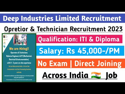 New Job Vacancy 2023 Mechanical Engineering | Electrical Engineering Job Opportunities | ITI Jobs